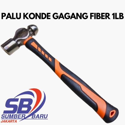 Jual Martil Palu Konde Gagang Fiber Ball Point Hammer CAMEL 1LB 1 LB ...