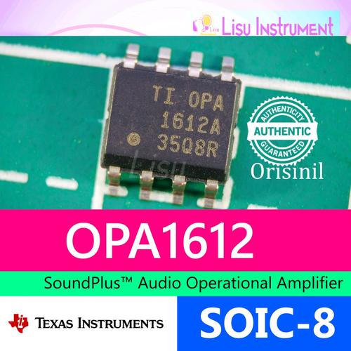 Jual OPA1612 SoundPlus Audio Operational Amplifier SOIC-8 Texas Instrument - Kota Depok - Lisu ...