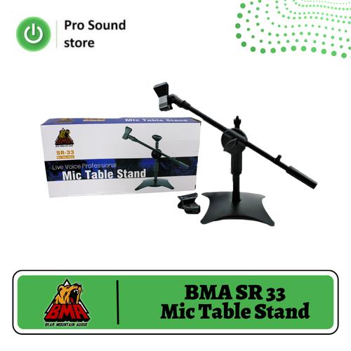 Jual Stand Mic Meja SR 33 BMA / Microphone Table Stand Pendek Podium ...