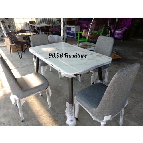 Jual Importa Meja Makan 6 Kursi Marmer Rangka Besi Kokoh Henka - Medan ...