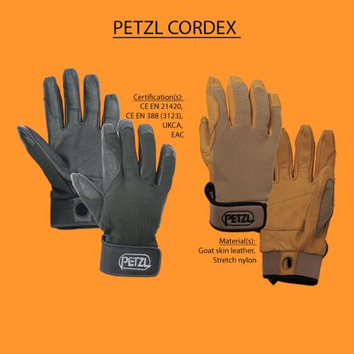 Jual PETZL Cordex Gloves - Lightweight Belay/Rappel Gloves ( M , L ...