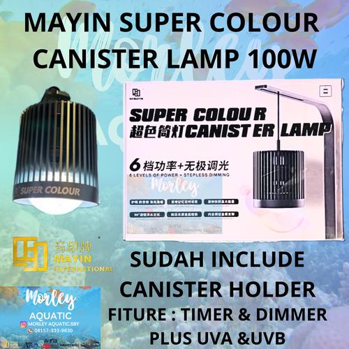 Jual MAYIN VIEW CANISTER LAMP SUPER COLOUR WITH HOLDER 100W - Kab ...