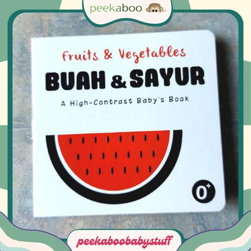 Jual MINI BOOK HIGH CONTRAST BOOK - BUAH DAN SAYUR || BUKU BELAJAR ...