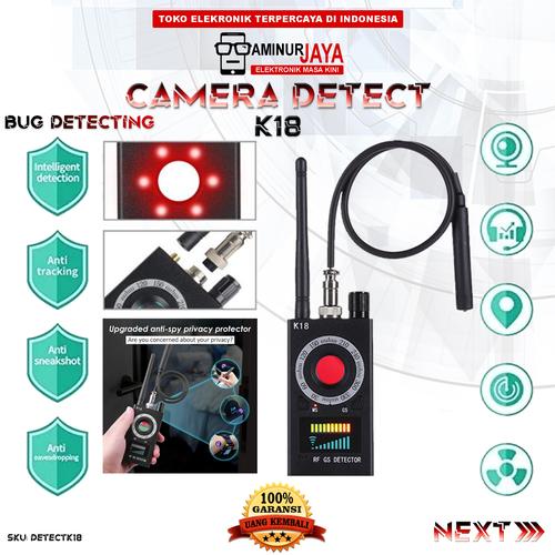 Promo RF Signal Detector K18 GSM Audio Bug Alat Pelacak pendeteksi ...