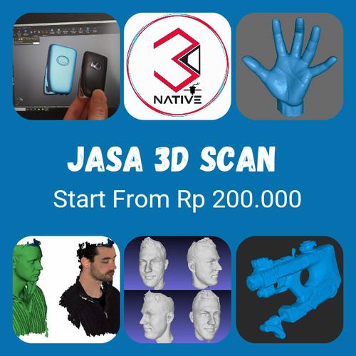 Jual Jasa 3D Scan 3D Scanner Digital - Kota Tangerang Selatan - 3D NATIVE | Tokopedia