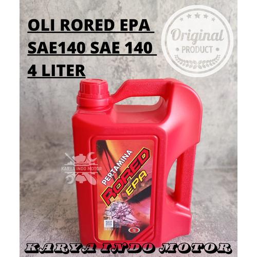 Jual Pertamina Rored EPA Sae140 Oli Gardan, Gear Oil 4 Liter - Kab ...