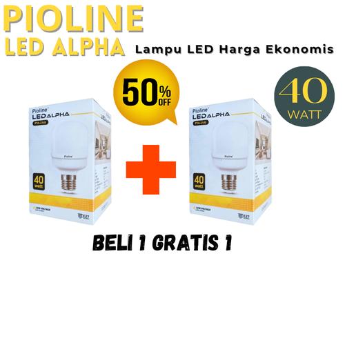 Jual Beli 1 Gratis 1 Lampu Led Kapsul Pioline ALPHA 40 Watt Fitting E27 ...