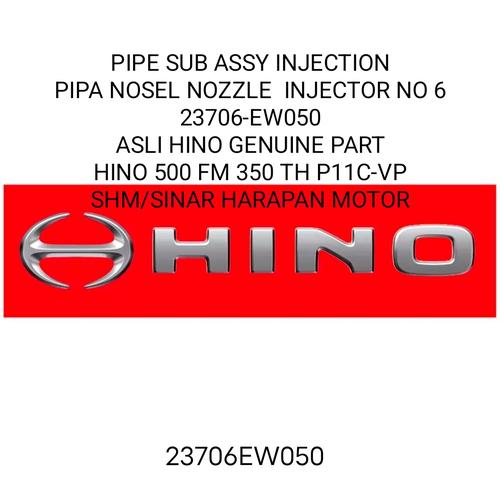 Jual PIPA INJECTOR NO 6 HINO 500 FM 350 TH P11C 23706-EW050 PIPE SUB ...