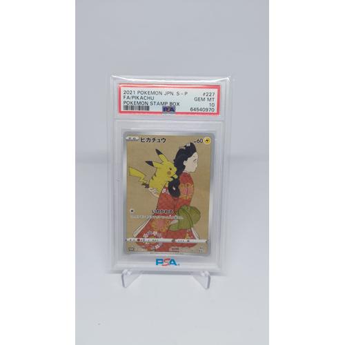 Jual PSA 10 Pikachu Pokemon Stamp box Promo card Japan - Kota Tangerang ...
