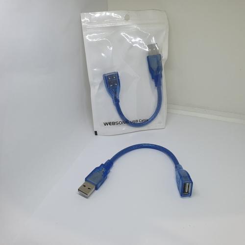 Jual Kabel Cable Sambungan USB Extension Male Female Male Pendek Tebal ...