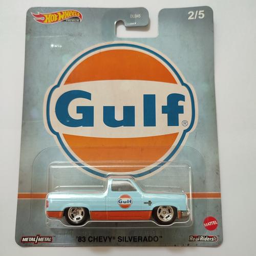 Jual Hot Wheels Premium '83 Chevy Silverado Gulf Oil Series - Kota ...