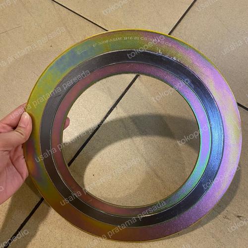 Jual Spiral Wound Gasket SWG 6" inch ANSI#300 carbon steel - Jakarta ...