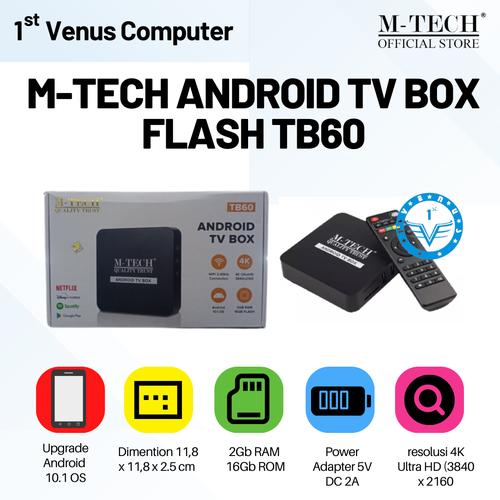 Jual M-Tech Original STB Tv Box TB60 Android 10.1 Ultra HD 4K 2GB RAM Wifi - Kota Makassar ...
