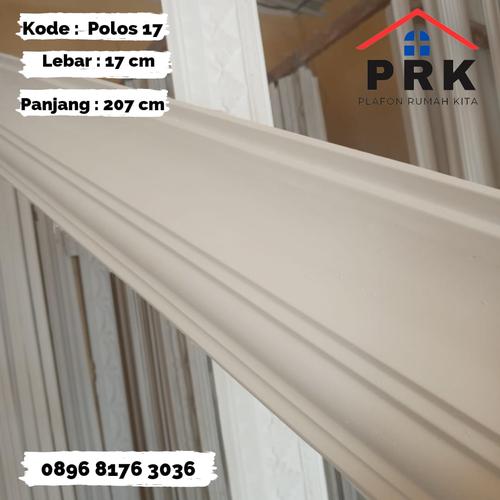 Jual Lis List Gypsum Gipsum Motif (MINIMALIS) Siku Polos lebar 17cm ...