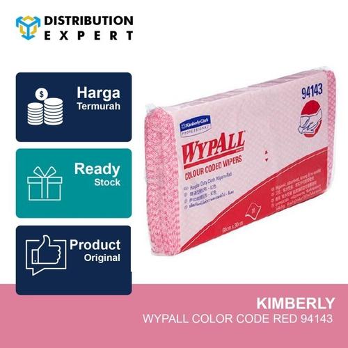 Jual Lap restoran higienis wypall color code Red Equal KURAFLEX COUNTER ...