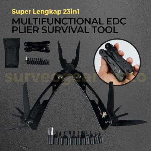 Jual EDC Multitool 22in1 Multitools Survival kit tang lipat multifungsi - Biru - Jakarta Barat ...