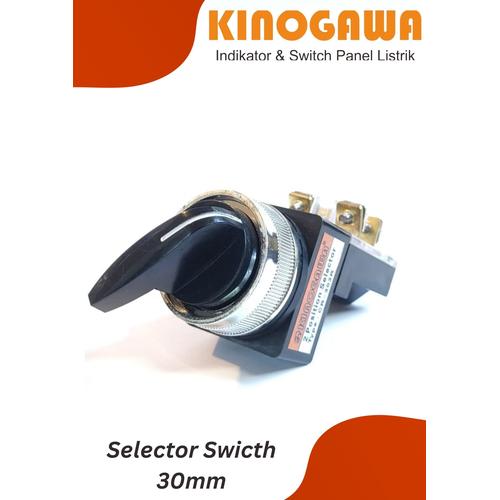 Jual Selector Switch 30mm - 2 posisi ON OFF - 2Posisi KINO - Jakarta ...