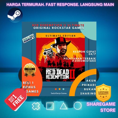 Jual Red Dead Redemption II Ultimate Edition Original Rockstar Games PC ...