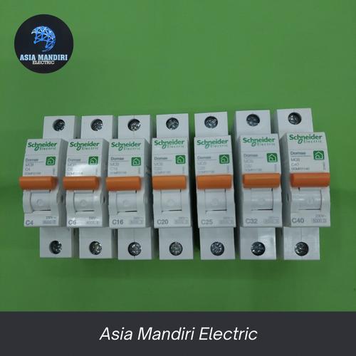 Jual MCB DOMAE SCHNEIDER 1PHASE 6A/10A/16A/20A/25A/32A/40A/50A/63A ORIGINAL - 25A - Jakarta ...