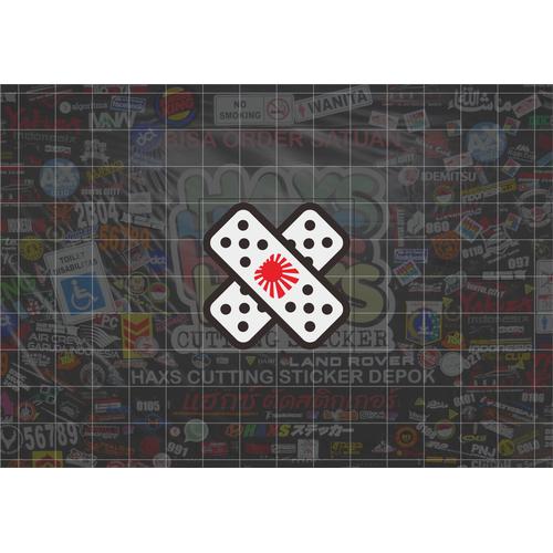Jual Cutting Sticker JDM Plester Ukuran 4 Cm Untuk Motor Mobil Lecet ...