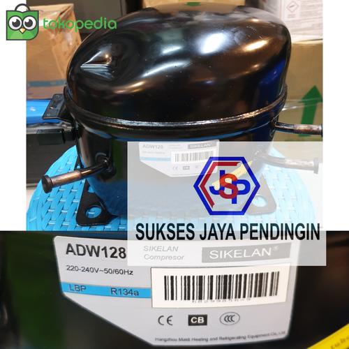 Jual Compressor Sikelan ADW128 R134a / Kompresor Sikelan ADW128 3/8PK ...
