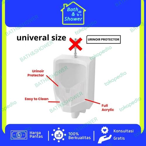 Jual Mika Urine Protector Sekat akrilik urinal/urinoir/toilet/urin Toto ...