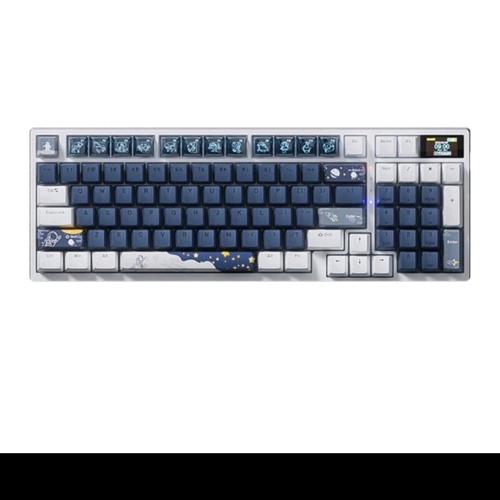 Jual KEYBOARD BASIC BK98 WIRELESS TRIPLE CONNECTION MECHANICAL W LED ...