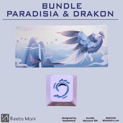 Jual Bundle Deskmat Paradisia Light dan Metal Artisan Keycap Drakon - Jakarta Utara - KeebsMark ...