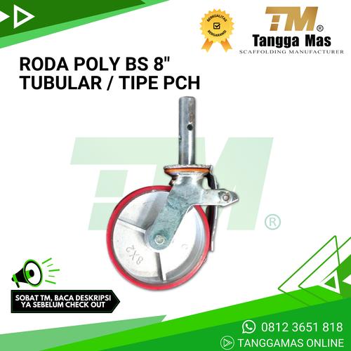 Jual RODA POLYURETHANE 8 INCH & 6 INCH STANDARD BS - SCAFFOLDING STEGER ...