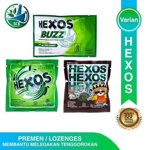 Jual Permen Hexos Mr Sarmento Rasa Sarsaparilla Mint Sachet Isi 5 Butir ...