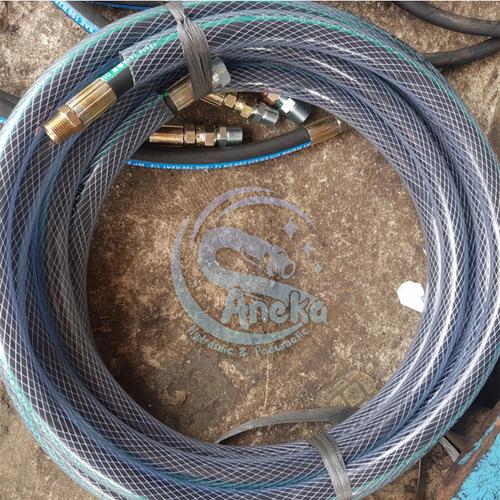 Jual Selang Hydraulic 3/8" Inch R1 7m lapis selang air NPTM - Jakarta ...