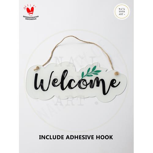 Jual Hiasan Pintu WELCOME LEAF - Nail Your Art - Dekorasi Rumah Unik Lucu - Kab. Tangerang ...