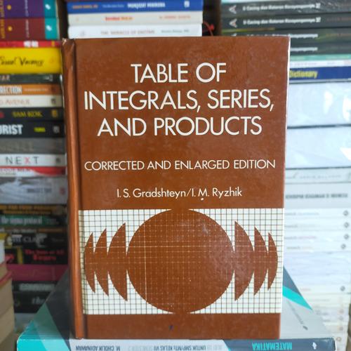 Jual Buku Import : Table of Integrals Series and Products by I.S ...