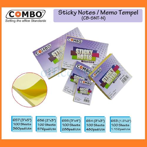 Jual Sticky Notes / Memo Tempel / Kertas Memo Stick / Index Mark / Note ...