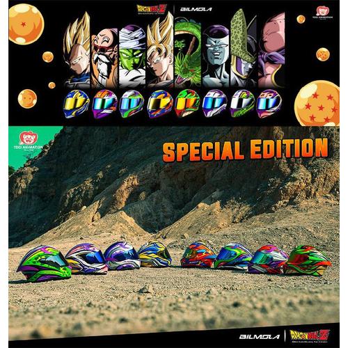 Jual Official Bilmola X Dragon Ball Helmet Fullface Limited Edition ...