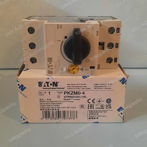 Jual EATON MOELLER PKZM0-4 MOTOR PROTECT CIRCUIT BREALER 2,5A - 4A ...