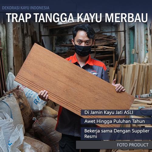 Jual Trap Tangga Kayu Merbau Papan Solid Kualitas Tinggi - Riser, 20 x ...
