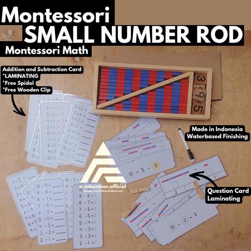 Jual Montessori Small Number rod Montessori - Paket 3 - Kab. Jombang ...