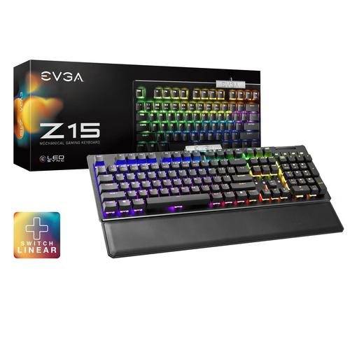 Jual Mechanical Gaming Keyboard EVGA Z15 RGB Linear Switch RGB Backlit ...