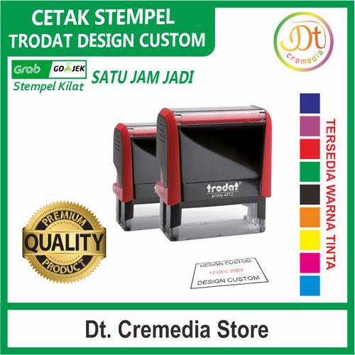 Jual Cetak stempel trodat type kotak desain custom | Stempel trodat ...