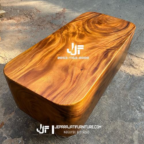 Jual Meja tamu kayu balok solid kayu tebal meja lesehan balok - Kab ...