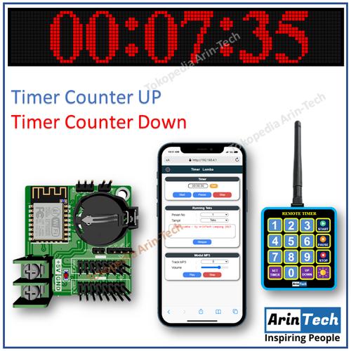 Jual Kontroller Timer Down - Timer Up - Timer Lomba - P10 2x3 Wireless ...