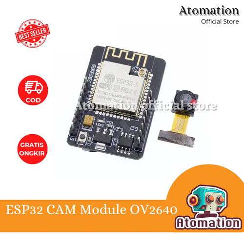 Jual ESP32-CAM Modul Camera OV2640 2 MP - Kab. Sleman - atomation ...