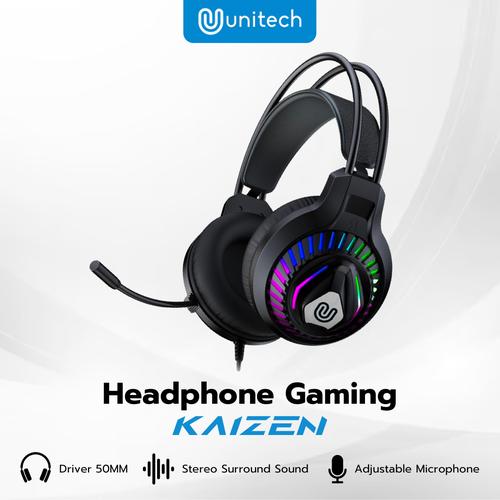 Promo Headset Gaming LED RGB Unitech Kaizen Over-Ear Gaming Headset ...