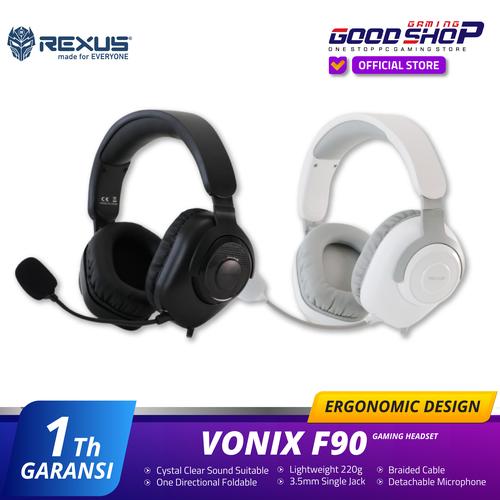 Jual Rexus Headset Gaming Vonix F90 - Hitam - Jakarta Pusat ...