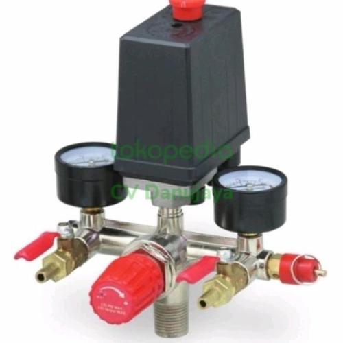 Jual ANS Spare Part Kompresor Angin Gauges Pressure Naple T Set WIPRO 9 ...