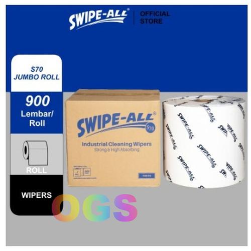 Jual Swipe All S70 Jumbo Roll @ 900 Lembar/Roll, Lap Pengganti Kain ...