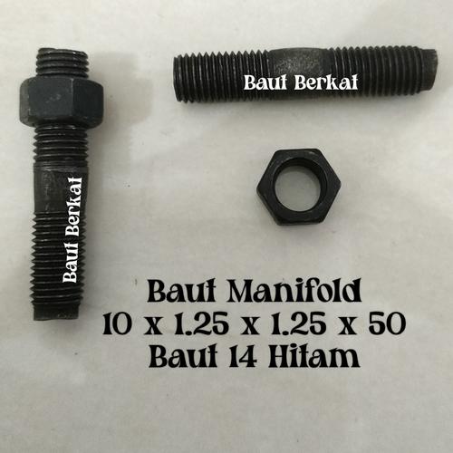 Jual baut tanam manifold 10 x 1.25 x 1.25 x 50 baut manifold 10 x 50 10x50 - Kota Bekasi ...