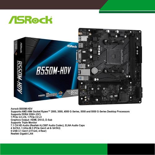 Jual ASROCK B550M-HDV | Motherboard AMD Ryzen - Kota Bandung - Global ...
