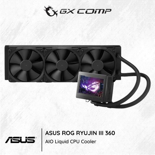 Promo Asus Rog Ryujin III 360 | AIO Liquid CPU Cooler 360mm 3.5" LCD ...